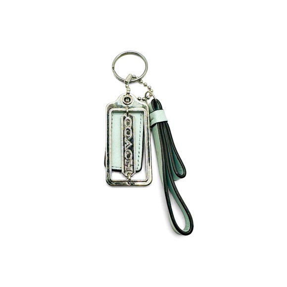 Coach | Other | Vintage Coach Keychain Baby Blue Silver | Poshmark